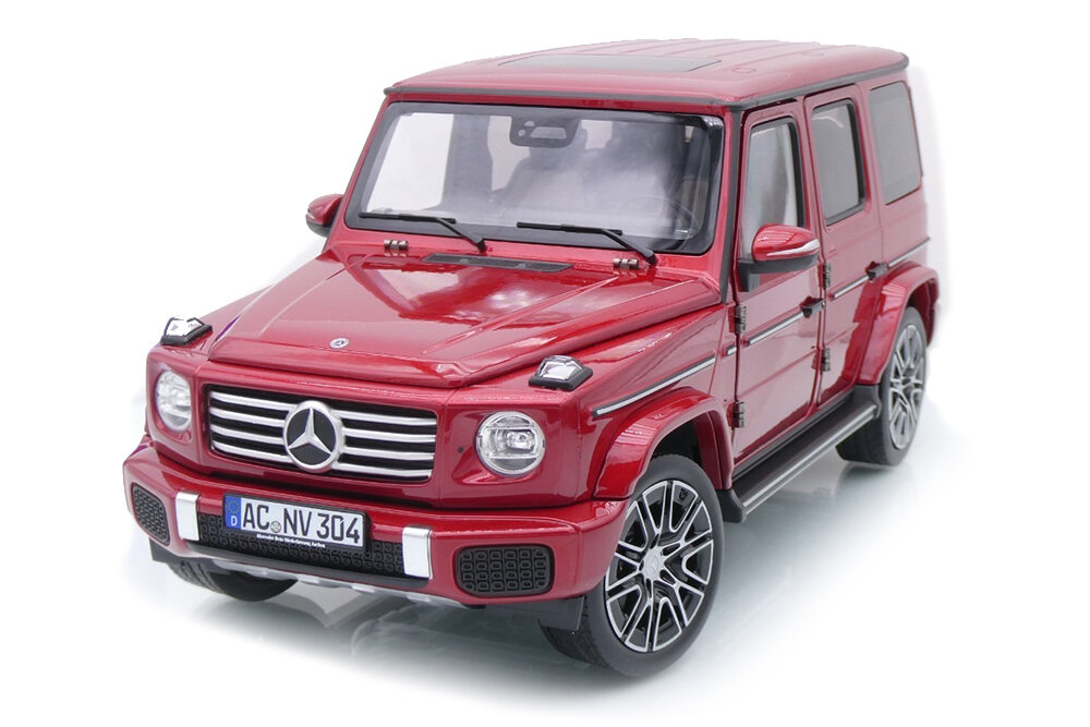 Модель коллекционная NOREV Mercedes W465 g-class G500 N465 2025 hyacinth red / мерседес гелендваген красный