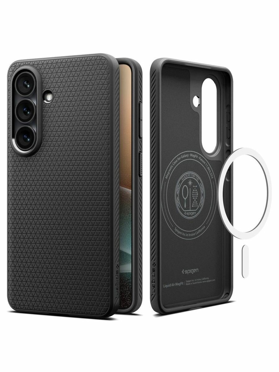 Чехол на Samsung Galaxy S26, Spigen Liquid Air Magsafe (ACS10730), противоударный, бортики для защиты камеры и дисплея / Чехол на Самсунг Галакси С26