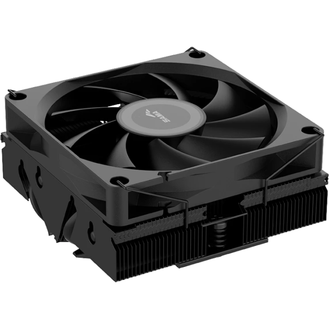 U40-BKWNYXOX-G SAMA Кулер для процессора/ CPU Cooler SAMA U40 (130W, 4-pin PWM, 47mm, 4x6mm, 1x90mm, 38.18CFM, 34dBA,