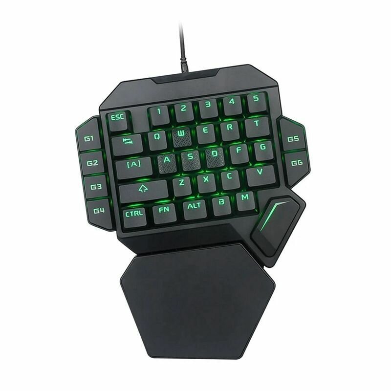 (X P B W) Портативная Механическая Игровая Клавиатура K50 С RGB-Подсветкой Для Управления Одной Рукой