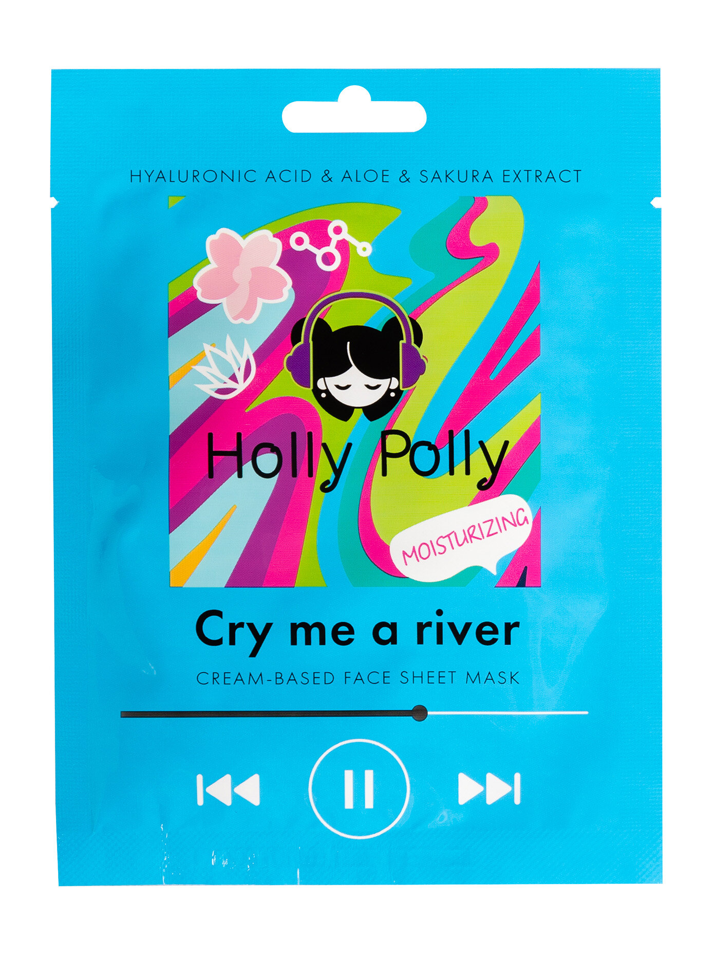 Тканевая маска для лица на кремовой основе Cry me a River увлажняющая, 22 г