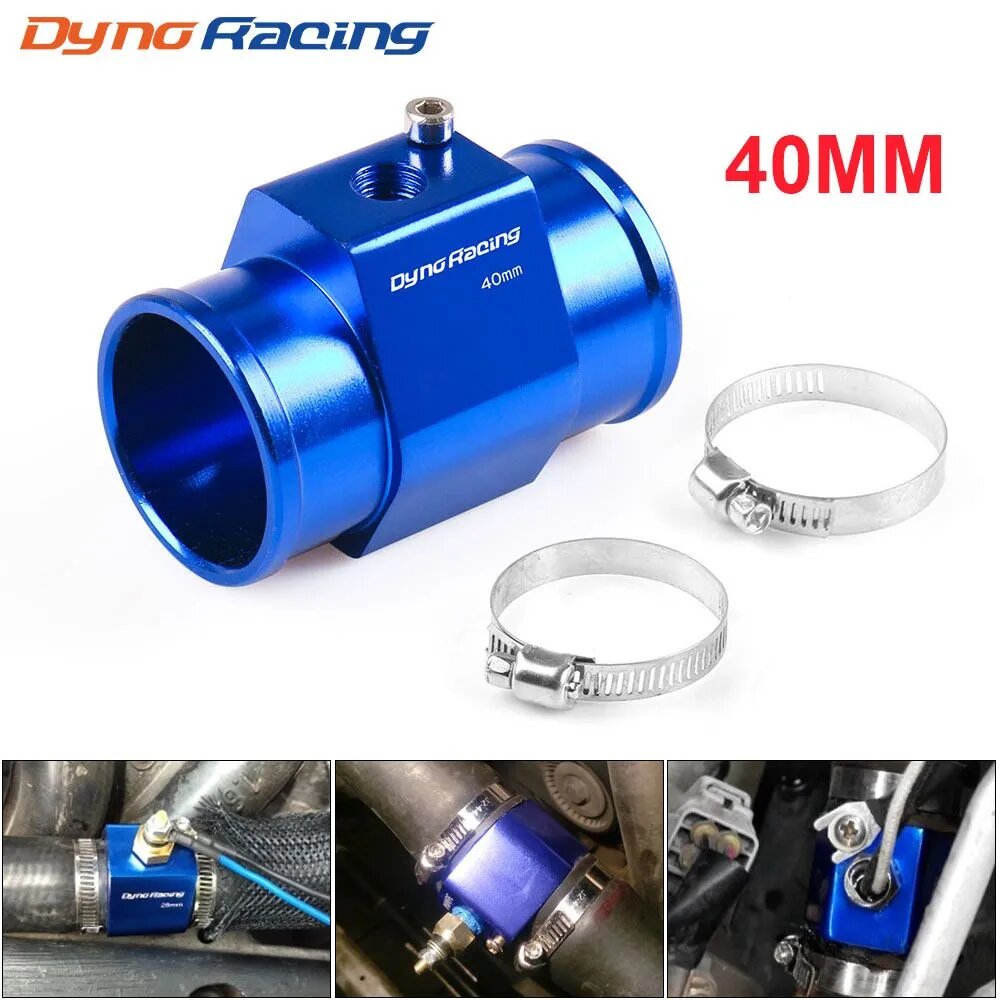 Радиатор датчика температуры воды Dyno racing, Адаптер датчика температуры воды в соединительной трубе 18 мм 20 мм 22 мм 24 мм 40 мм 38 мм 36 мм 34 мм 32 мм 30 мм 28 мм