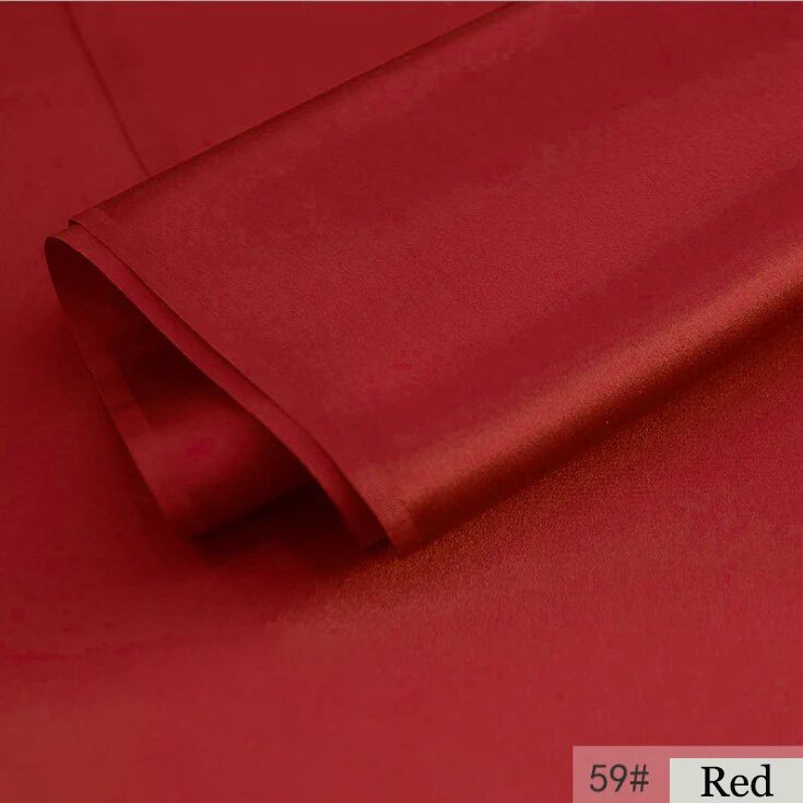 Шелковая ткань шармез FABRIC SHIPPER 100% шелк 16 momme Красный, 59 Red
