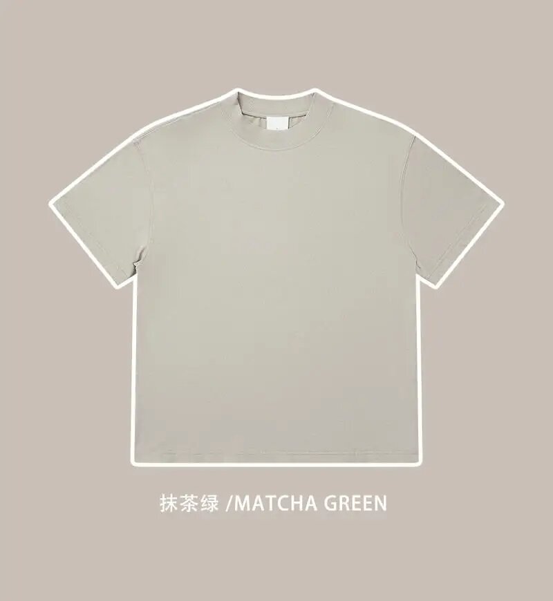 Мужская футболка UETEEY оверсайз из хлопка М, Matcha Green