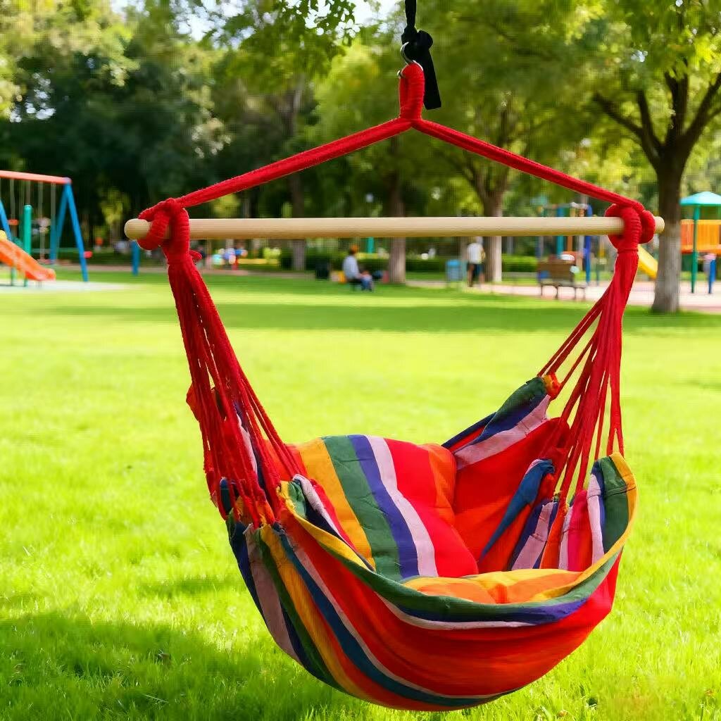 Деревянный подвесной стул-гамак на балконе общежития для взрослых, подвесные качели