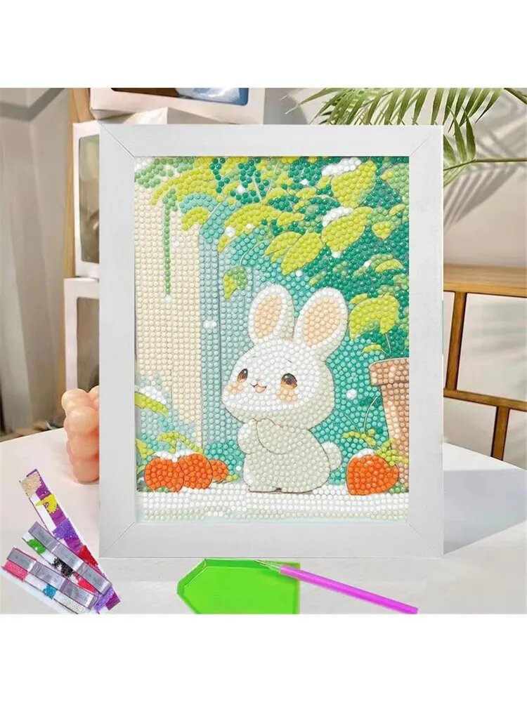 Бриллиантовая картина 17x22 см / С рамкой для картины