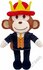 Мягкая игрушка Paul Frank обезьяна в костюме короля плюшевая мягкая игрушка 30см