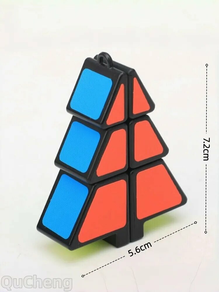 Кубик Рубика, Кубик Рубика в форме рождественской елки,7.2*5.6cm
