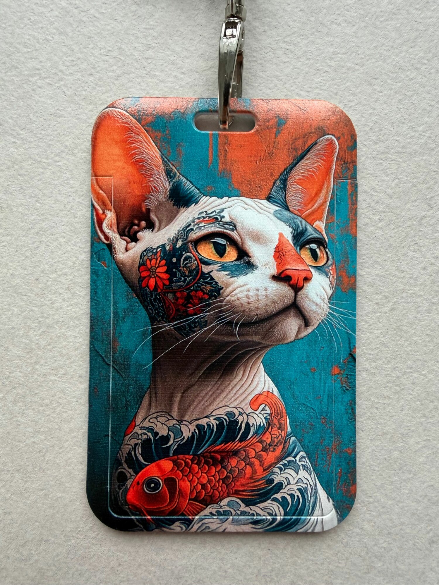 Бейдж для пропуска с рулеткой , Чехол для пропуска с рулеткой