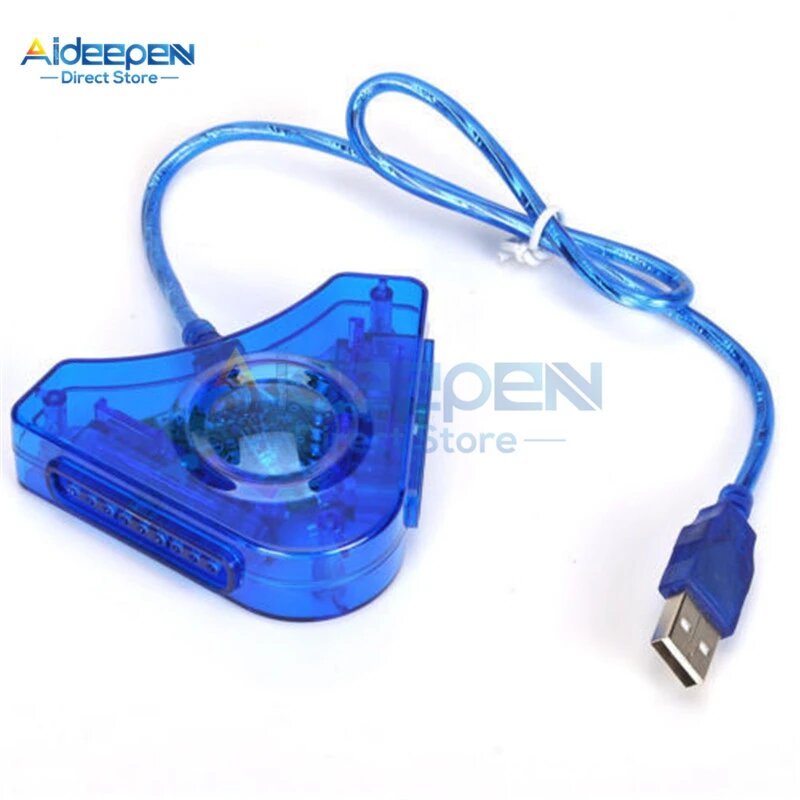 USB2.0 PS PS2-адаптер интерфейса ПК Кабель для PS2 PSX к ПК USB-контроллер Dual Playstation 2PC USB-джойстик Игровой контроллер