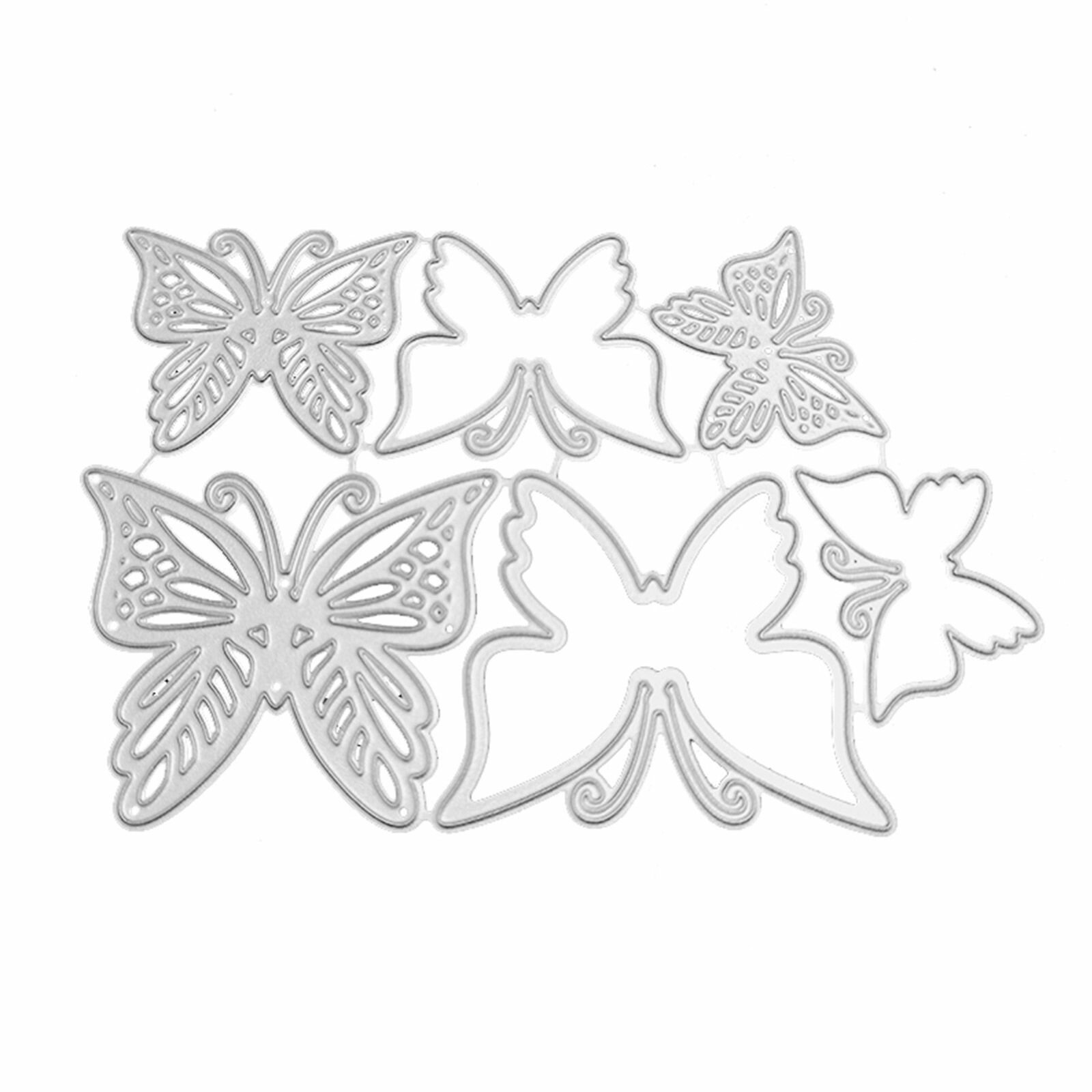Трафареты для вырезания бабочек создания тисненых узоров