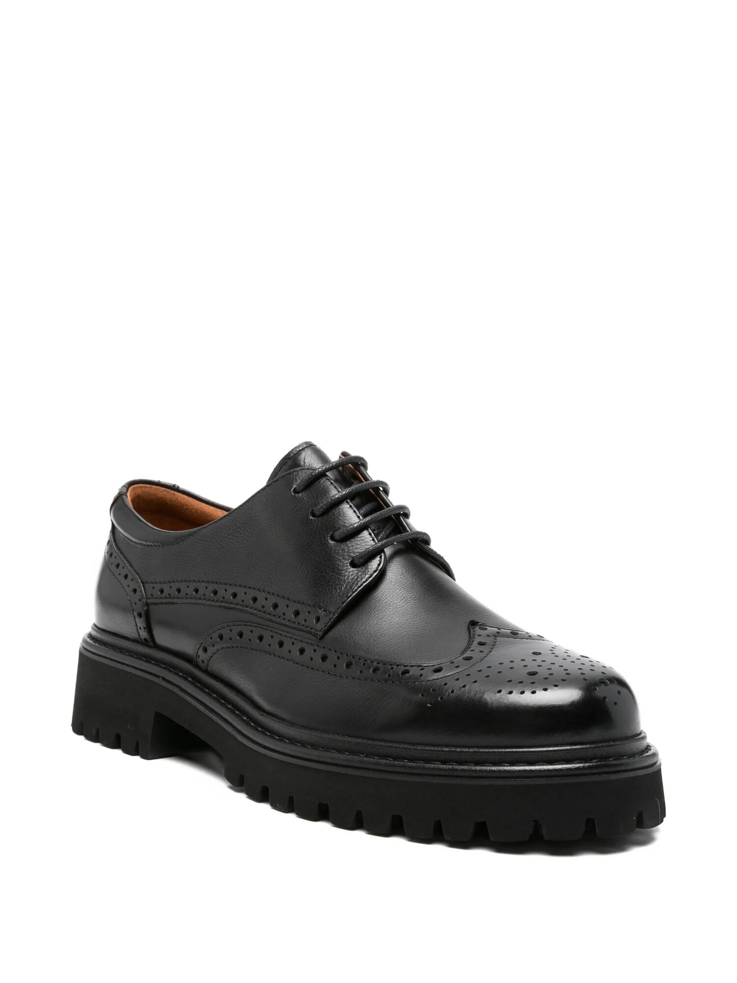 Туфли ADRIANNA FERETTI Brogue Derby shoes, размер 39, черный — фото 1
