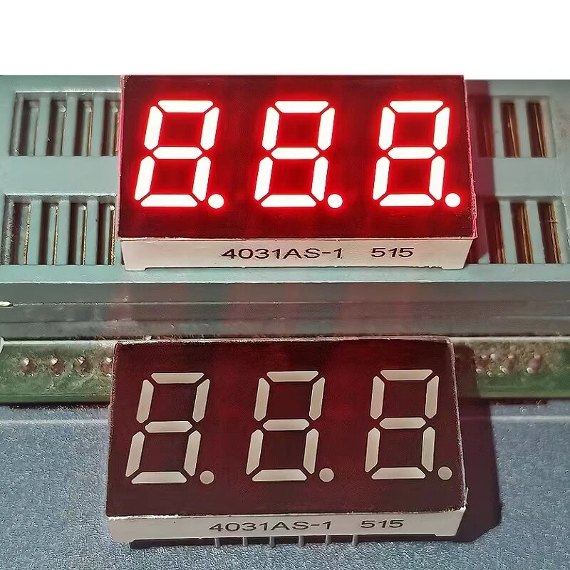 Светодиодный индикатор красный 4031AS Cathode (10 шт.)