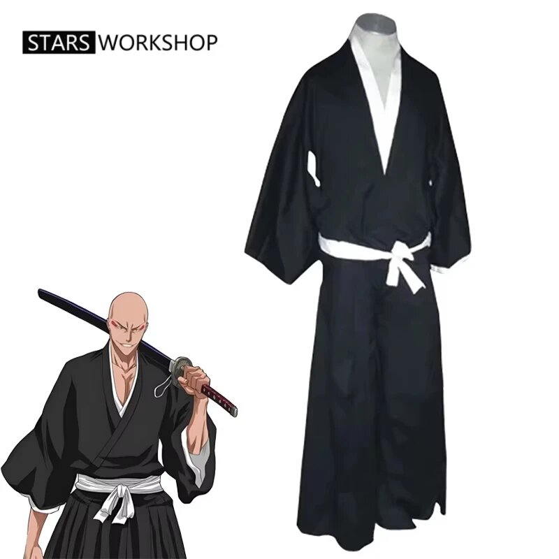 Костюм Madarame Ikkaku из аниме Bleach S, Men Size