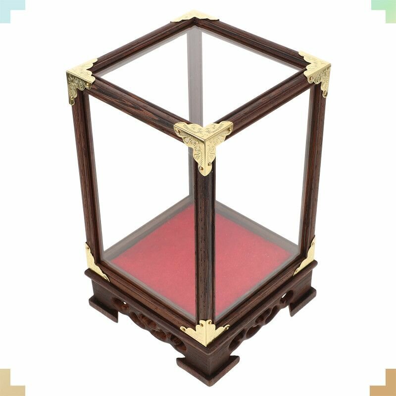 Прозрачная витрина, стеклянная крышка, контейнер для коллекционных фигурок