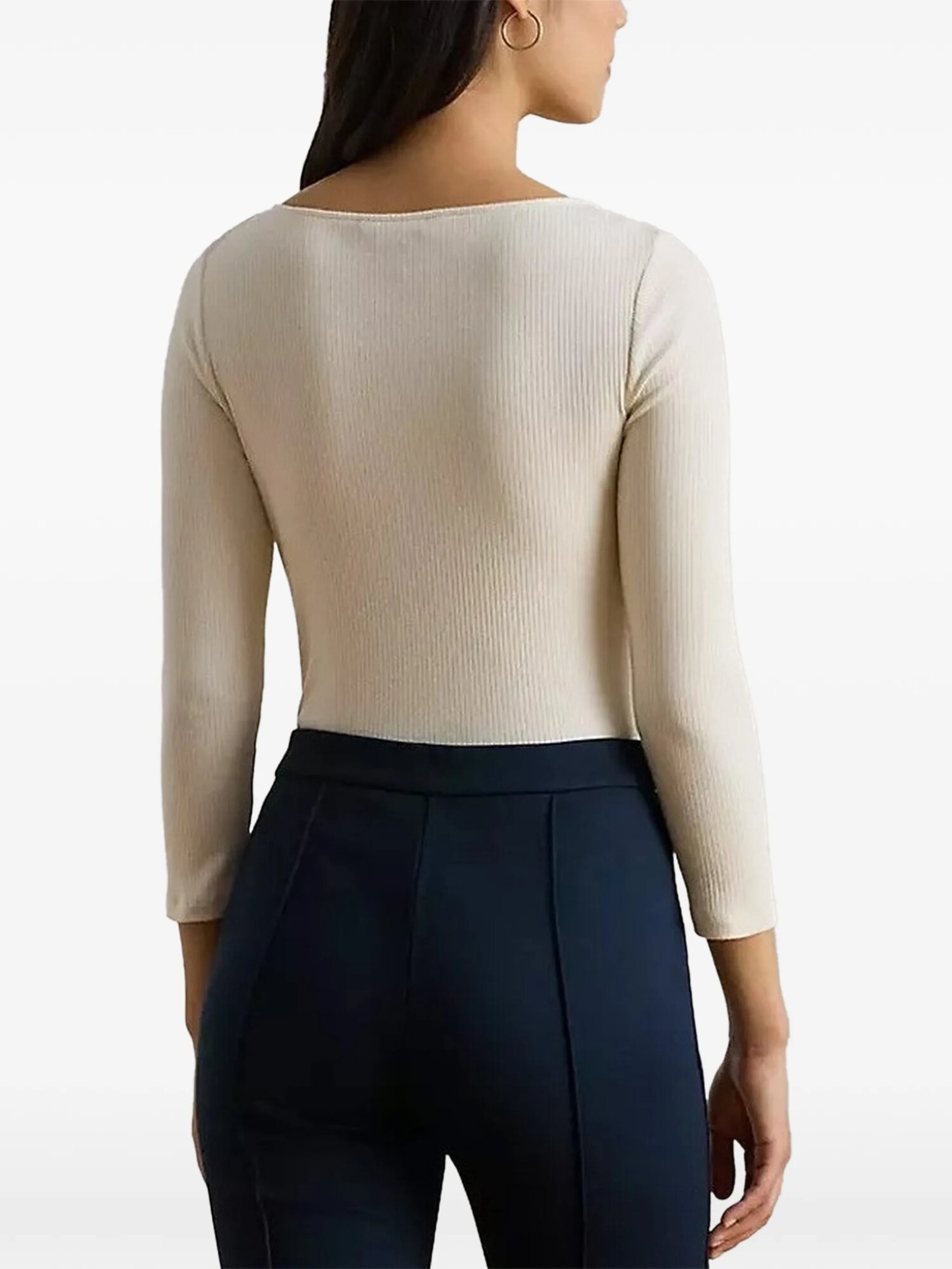 Топ Lauren Ralph Lauren Ribbed knit top, размер 42 — фото 1