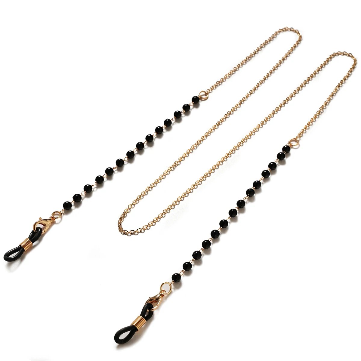 Модные Золотые Цепочки Для Очков, Украшенные Жемчугом, Женские Солнцезащитные Очки, Ожерелье, Аксессуар Для Очков, Фиксатор