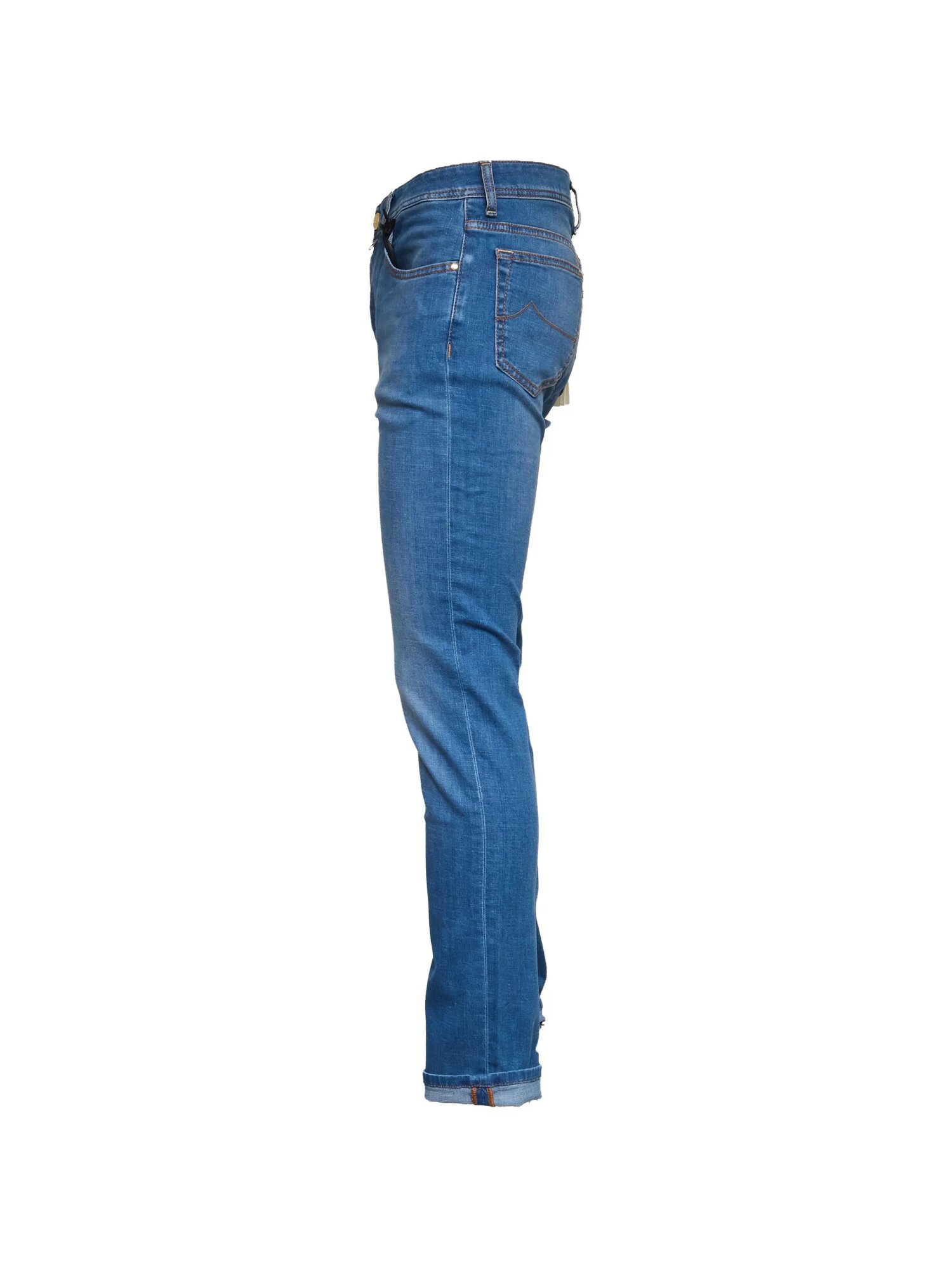 Джинсы Jacob Cohen Logo-button five-pocket jeans, размер S, синий — фото 1