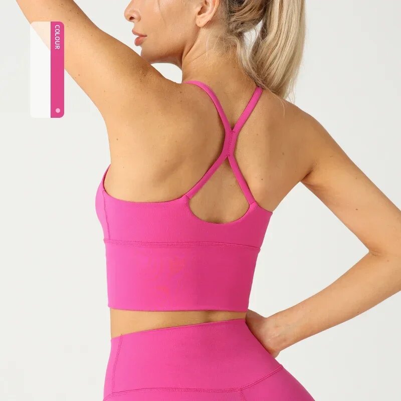 COZOK Топ для йоги розовый Pitaya, S