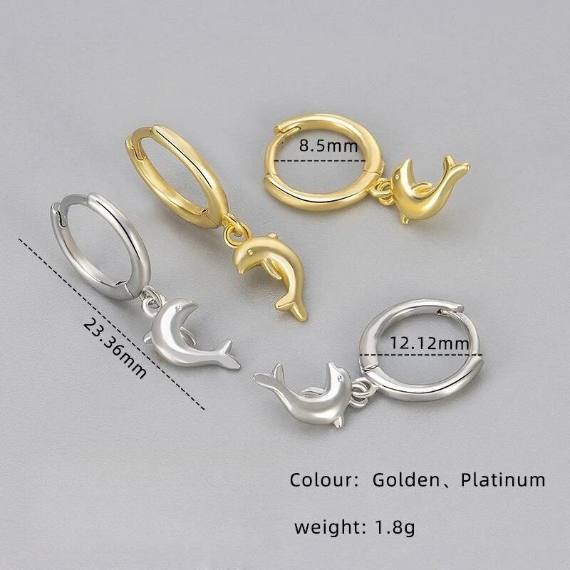 Серьги MOVESKI, gold — фото 1