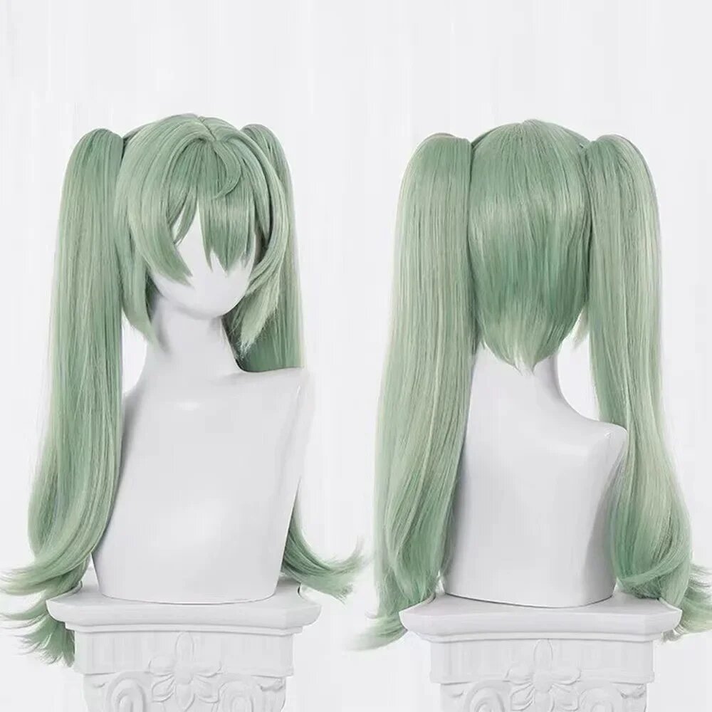 Изумрудный косплей-парик для костюма, Wig Only, L