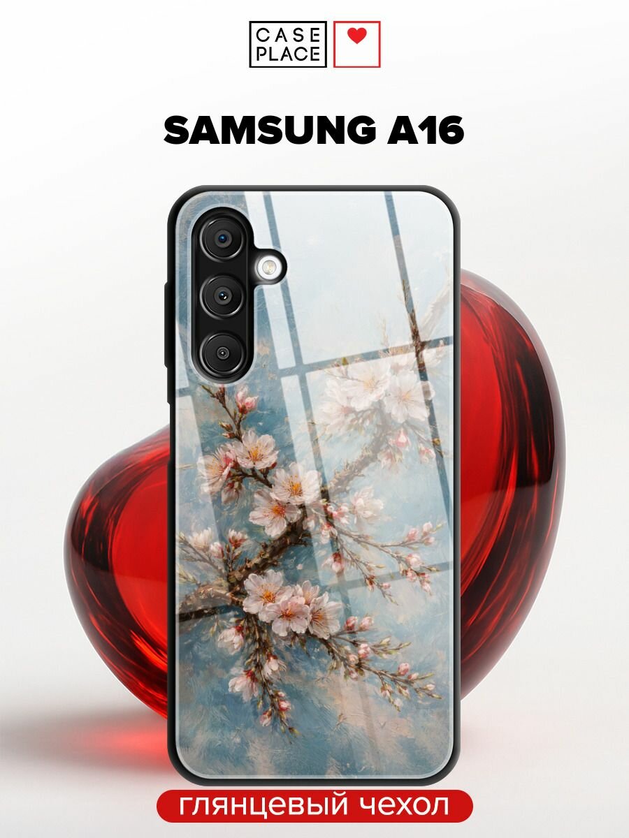 Чехол на Samsung Galaxy A16 / Самсунг А16 с принтом "Цветущая ветвь"