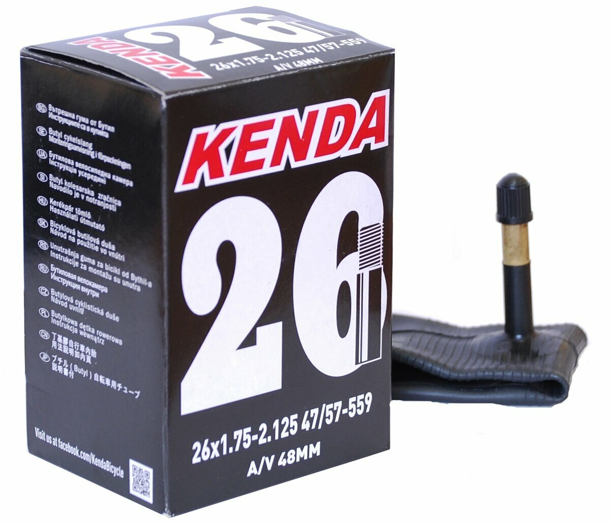 Камера Kenda 26" авто 48 мм 1.75*2.125 (47/57-559) (50) 5-514123