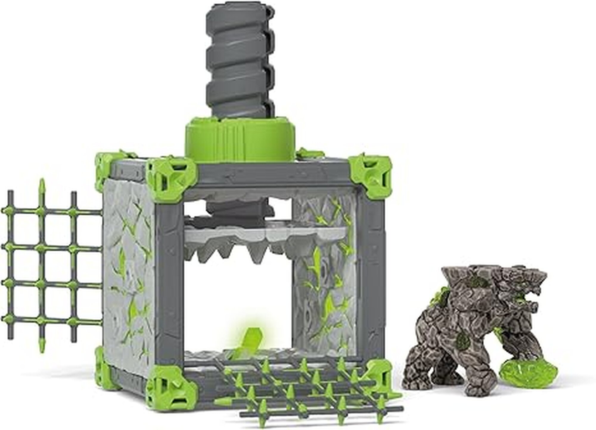 Игровой набор Schleich ELDRADOR CREATURES - Набор с монстром, сборной стеной, решеткой и кристаллом, 28 эл.- 42734