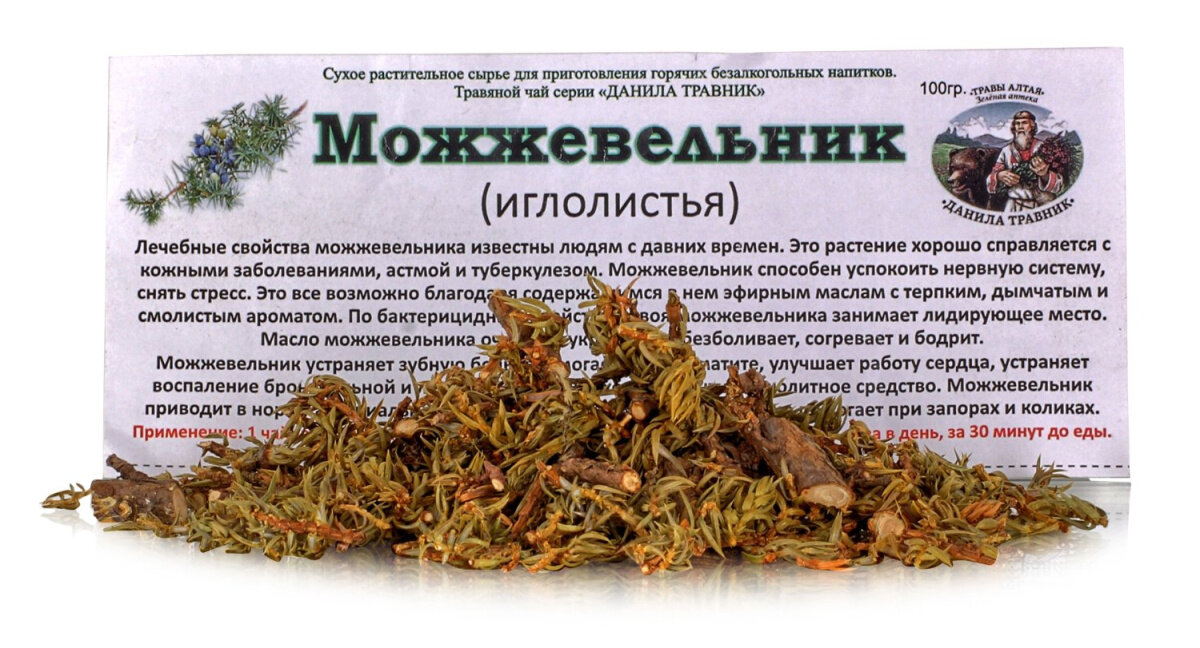 Можжевельник иглолистья (100 гр.) успокаивающее и иммуностимулирующее действие