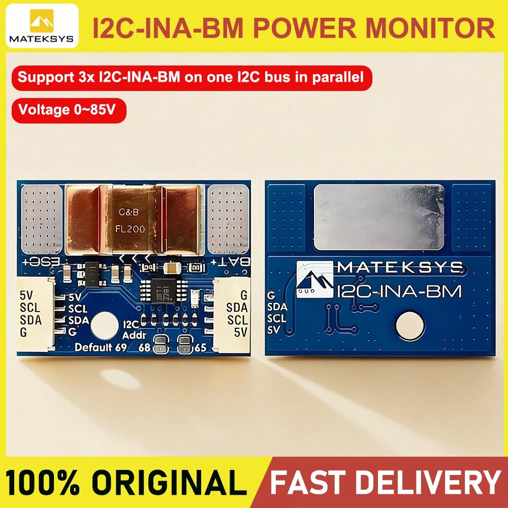 MATEK Mateksys ULTRA-PRECISE I2C POWER MONITOR — фото 1