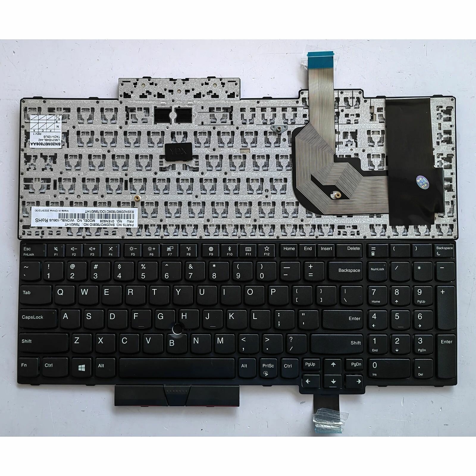 Сменная клавиатура с американской раскладкой для ноутбуков Lenovo ThinkPad T570 T580 P51s P52s клавиатура ноутбука
