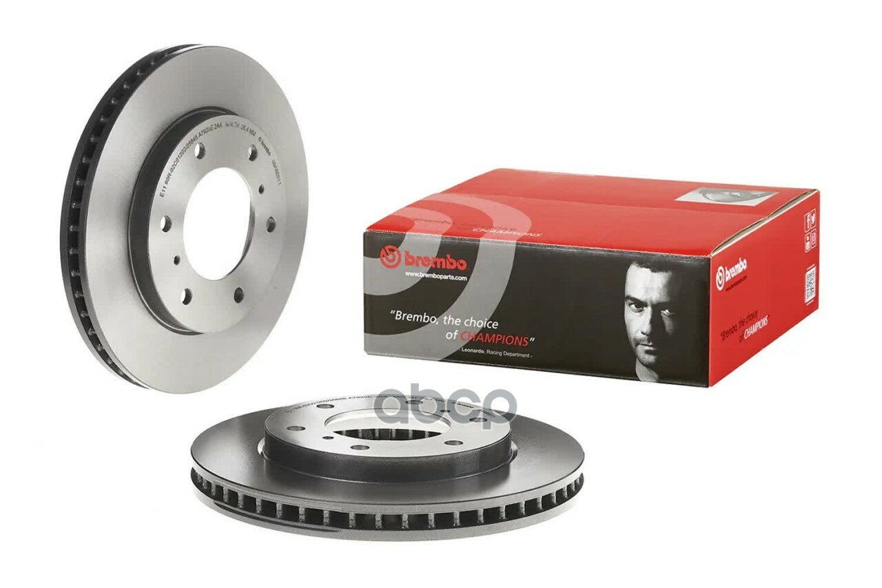 09. A868.11 диск тормозной! передний Mitsubishi L200/Triton/Pajero Sport II 05> Brembo арт. 09A86811