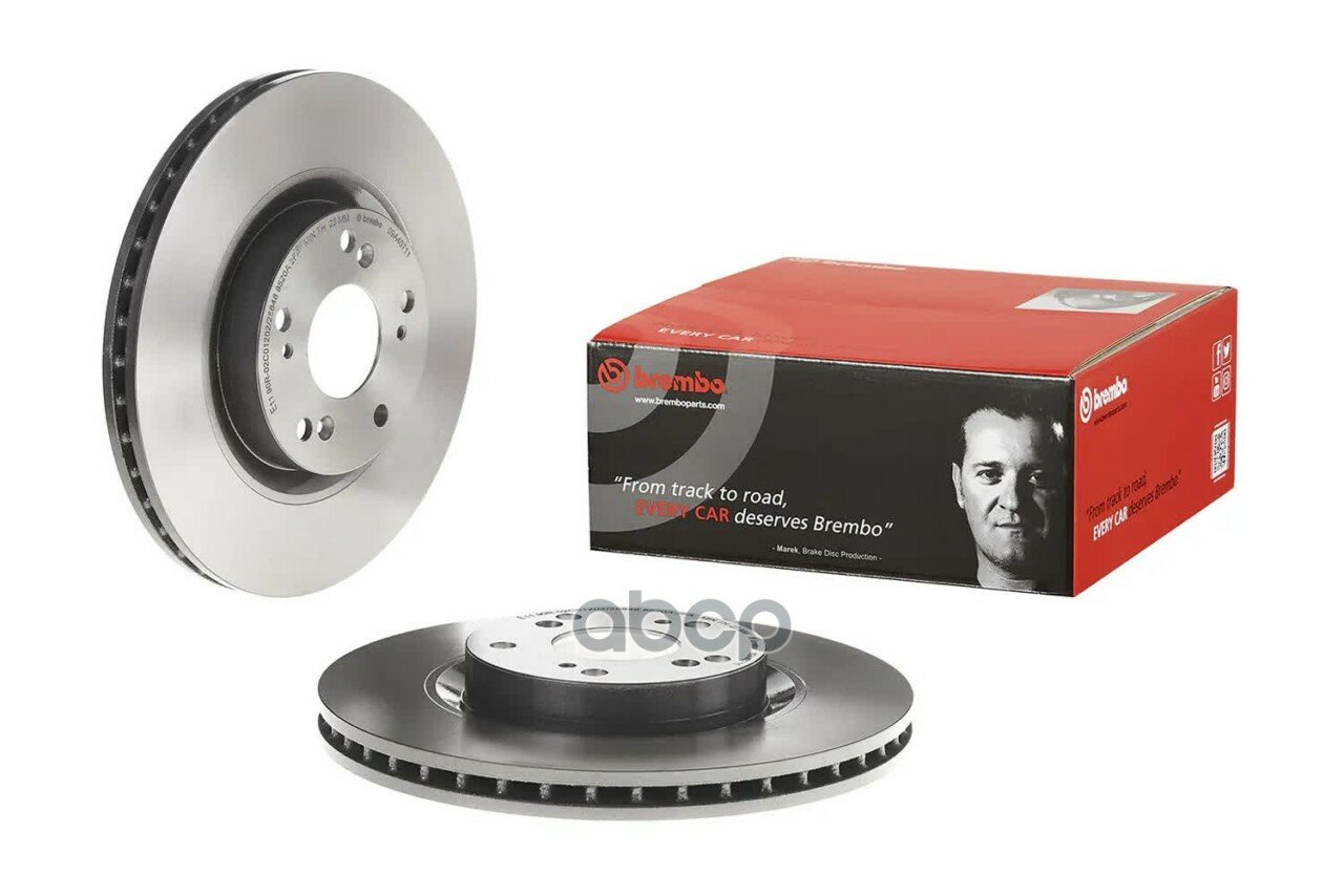 Диск тормозной HONDA CRV II (RD) 09/0107/07 Brembo арт. 09A40711
