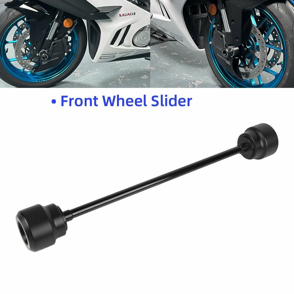 2025 675NK SR675 ползунок оси колеса рама аварийные ползунки для CFMOTO 675SS Front wheel Slider