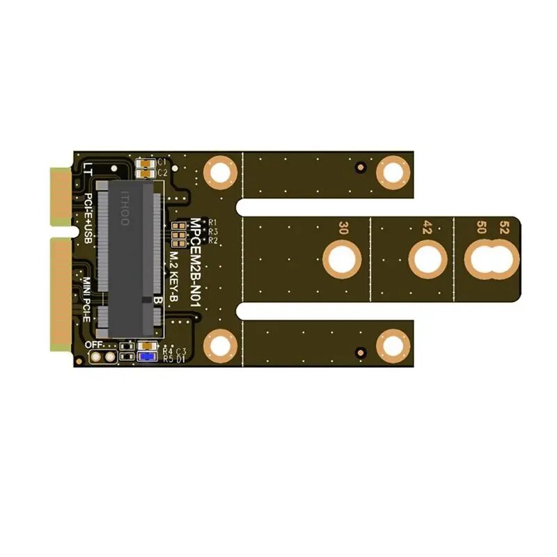 Адаптерная карта X49A: PCIe на слот расширения KEY-B, MINIPCI-E на M.2 NGFF, сетевой адаптер, интерфейс Wi-Fi на M-адаптерную ка