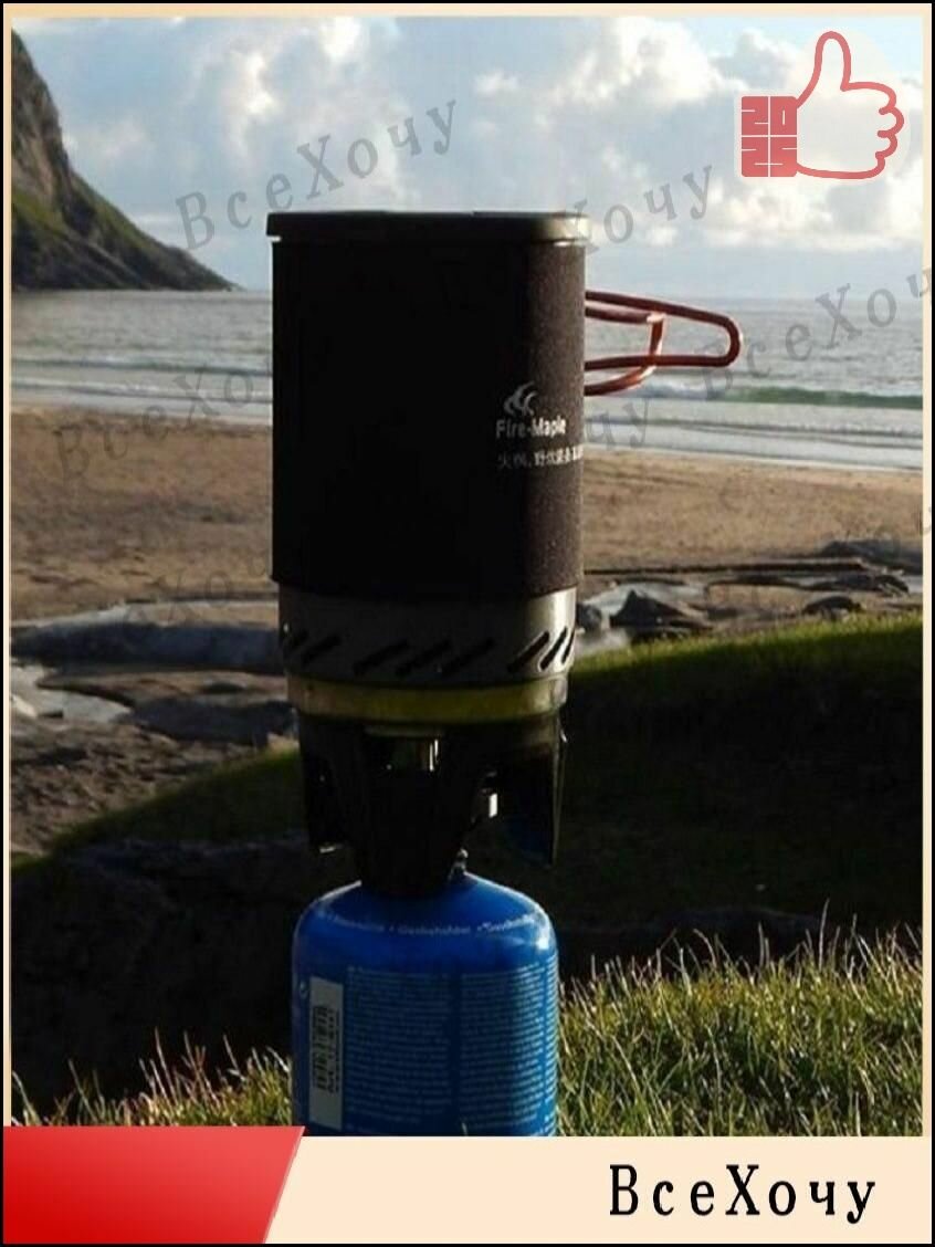 Котелок FireMaple для походов, компактный газовый Burner Set, обогревательная кофеварка для туризма и пикника