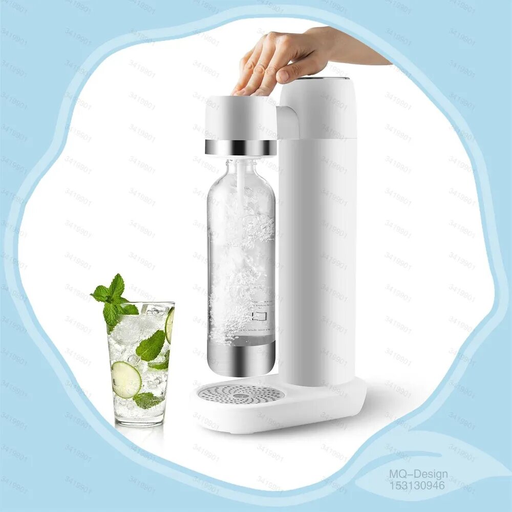 Дозатор для напитков для газирования воды с газированной водой, белый цвет