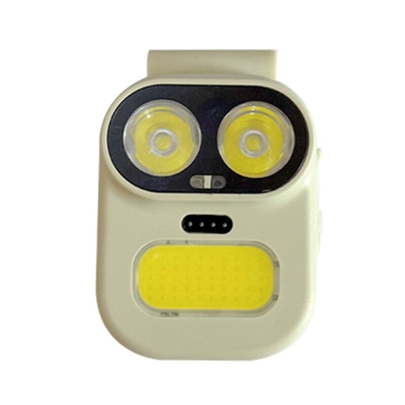 Перезаряжаемая Светодиодная Фара С Датчиком Движения, Крышка Лампы, Мощный Светодиодный Рабочий Фонарь для Пеших Прогулок на Открытом воздухе, Кемпинга, Ночной Рыбалки