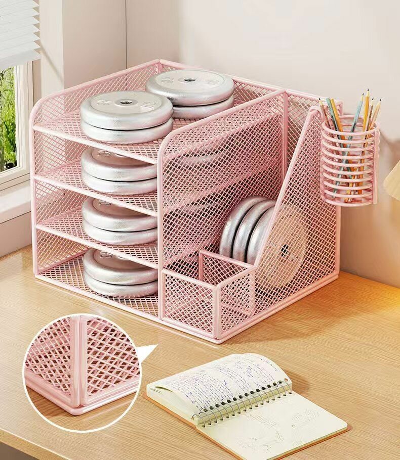 Металлический лоток для документов A4, многоуровневый органайзер для офиса