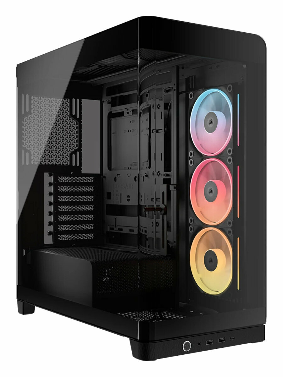 Корпус для ПК без БП CORSAIR Frame 4500X LX-R RGB iCUE LINK Black (CC-9011316-WW)