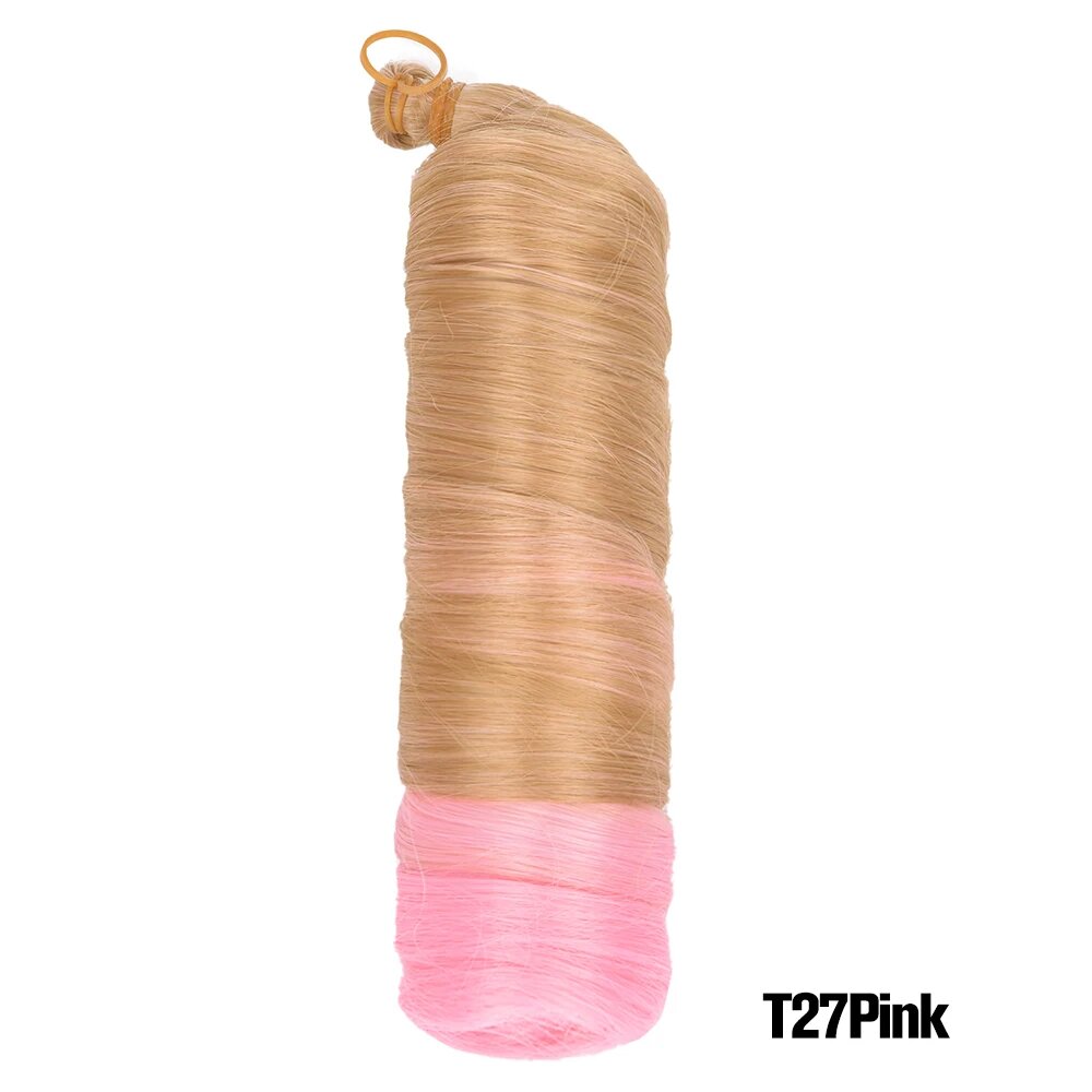 Синтетические косы BUDABUDABUDA, T27 Pink, 24 дюйма