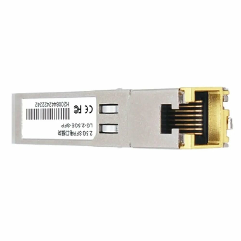 Модуль SFP 2,5G, оптический порт 2500M, переход на Ethernet RJ45, гигабитный модуль приемопередатчика 1000M, передача 100 метров