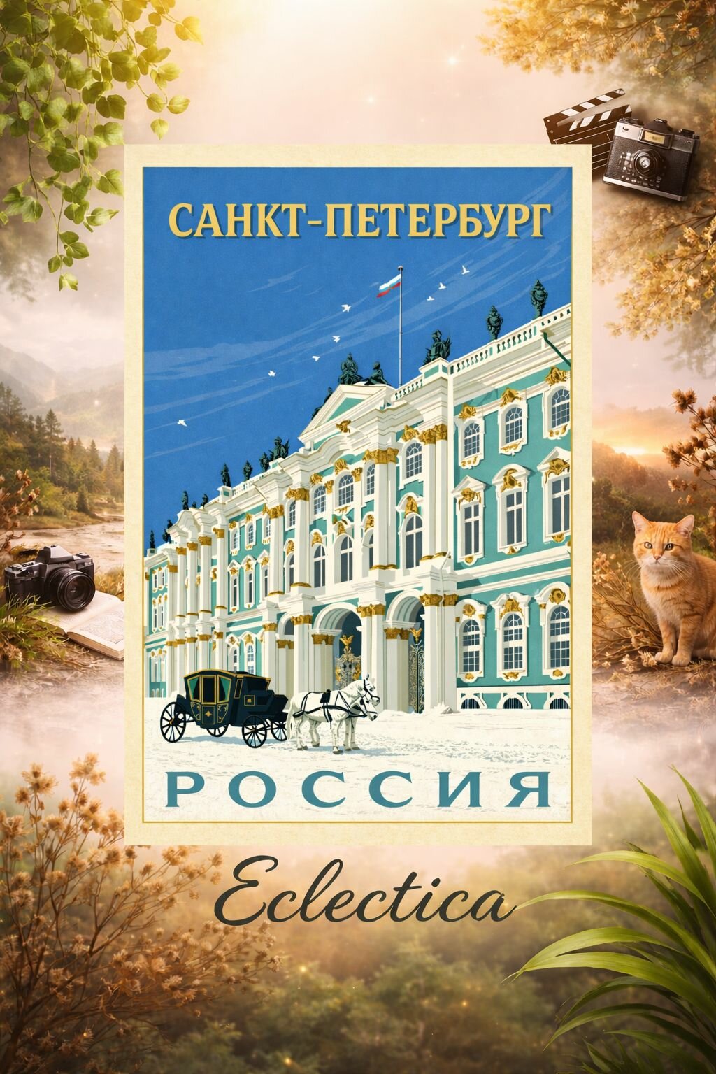 Постер "Зимний Петербург", 29.7х42см, А3, глянцевый