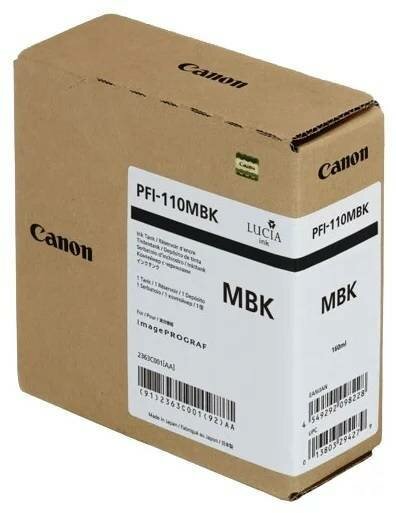 Картридж Canon PFI-110 MBK матовый черный 2363C001
