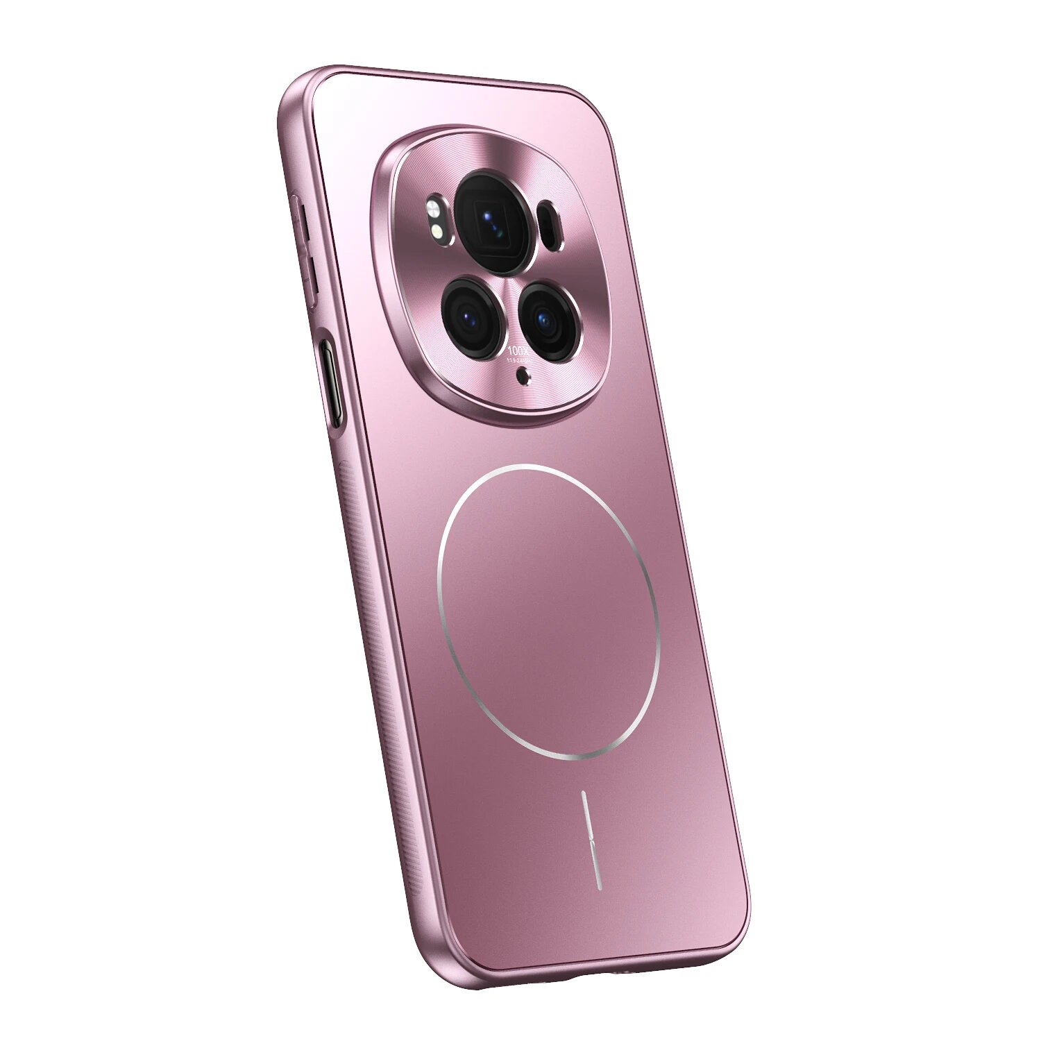 Розовый чехол Honor Magic 7 Pro с беспроводной зарядкой