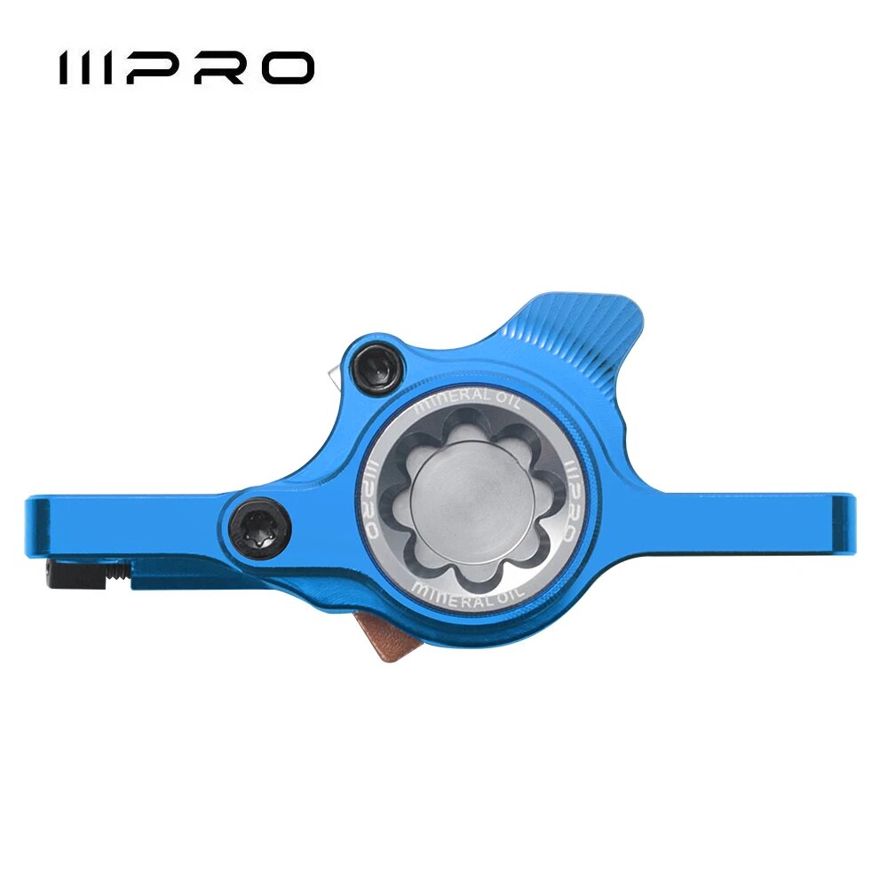 Гидравлический дисковый тормозной калипер IIIPRO для горного велосипеда Синий, blue