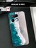 Чехол на Realme 16 Pro / Реалме 16 Про с принтом Бирюзовые волны