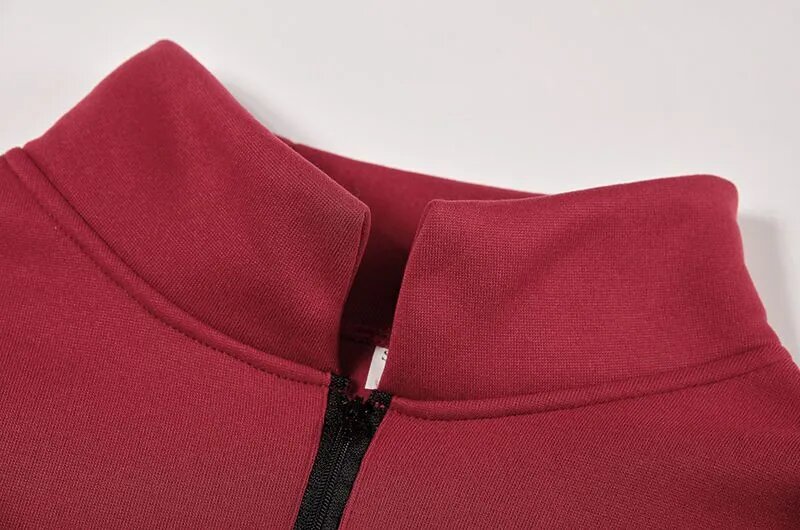Толстовка женская Wine Red, размер 2XL, зимняя повседневная кофта из политекса, красного цвета — фото 1