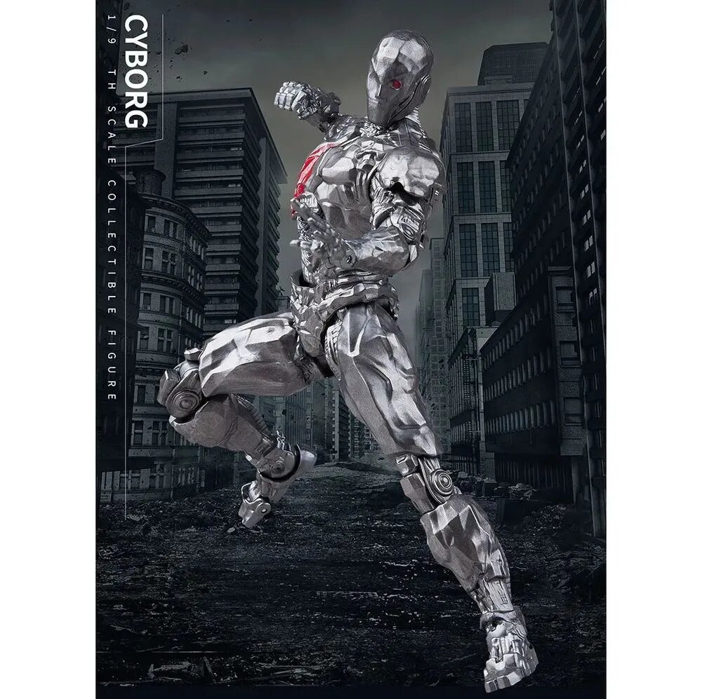 Коллекционная фигурка Cyborg 1/9 Scale от FondJoy из ABS пластика DC1003 для мальчиков — фото 1
