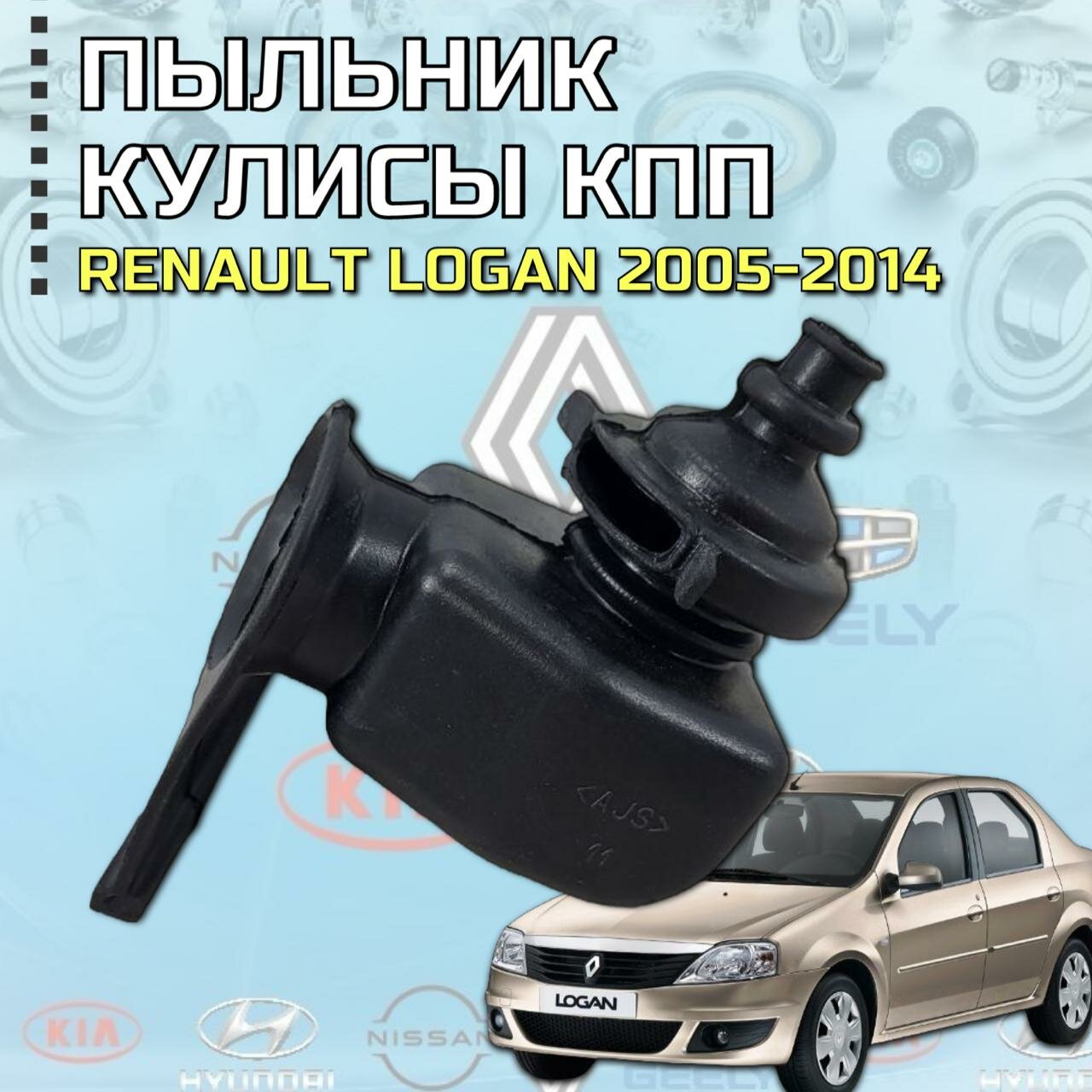 Пыльник кулисы КПП Renault Logan (2005-2014)